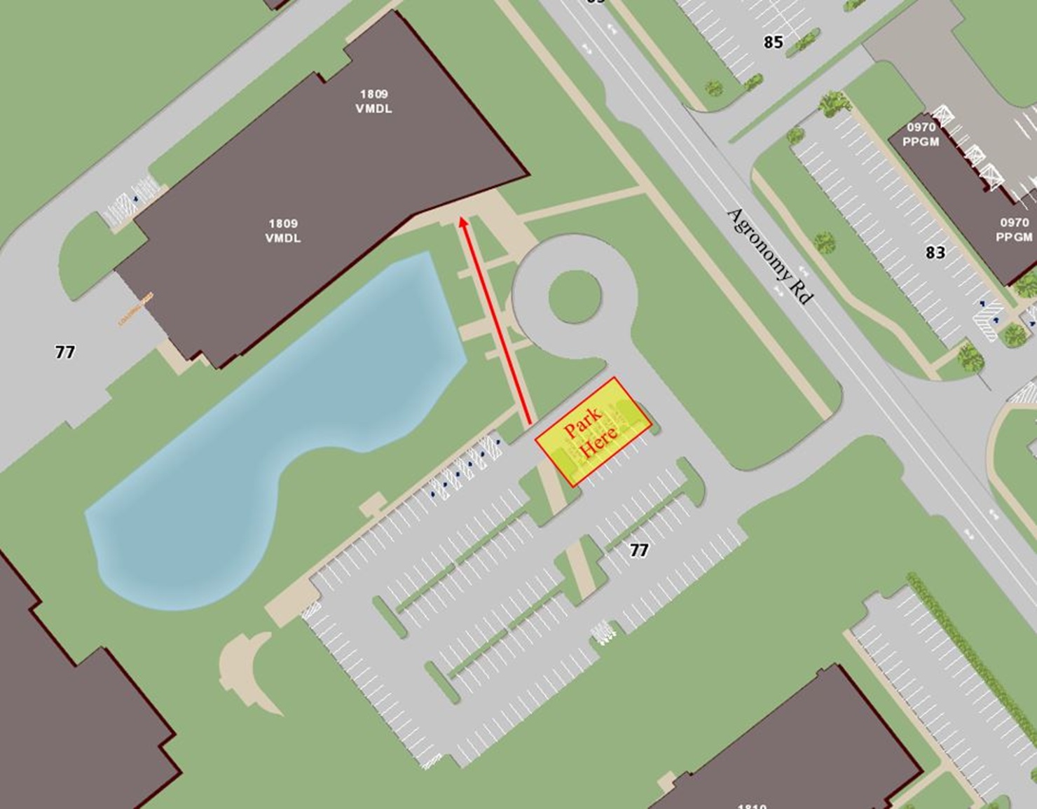 Getting to TVMDL - Texas A&M Veterinary Medical Diagnostic Laboratory